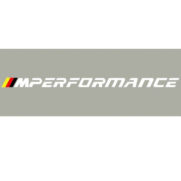BMW M Performance Vinyl Decal (Type 2, choose your color) | KNL GiftShop