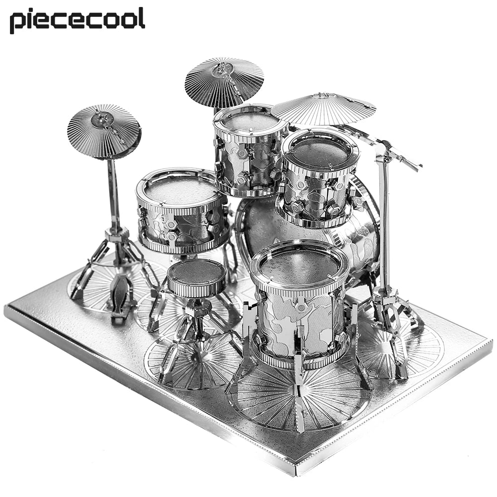 DIY Metal Model Drum Set Assembly Model Kits | KNL GiftShop