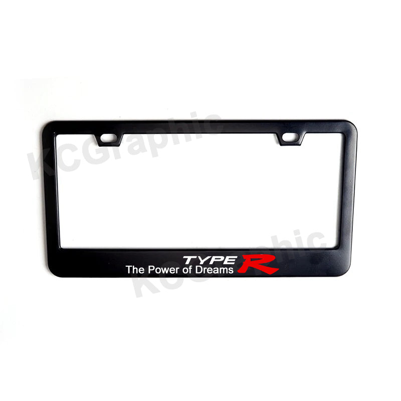Honda Type R The Power of Dreams License Plate Frame (Style 2) | KNL ...